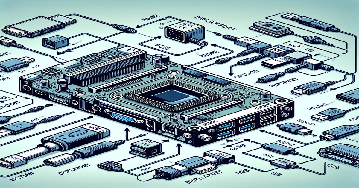 GPUs por interfaz de salida de video (2024)